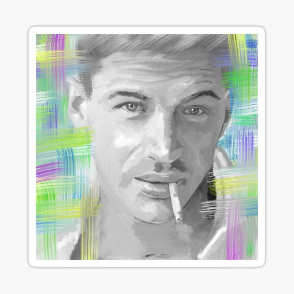 "Tom Hardy Portrait" Sticker for Sale by Hayleyjones79 | Redbubble