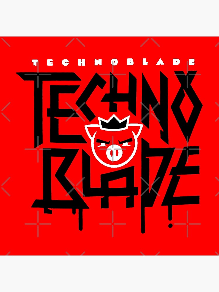 "TechnoBlade Logo" Poster for Sale by Panda ㅤ | Redbubble