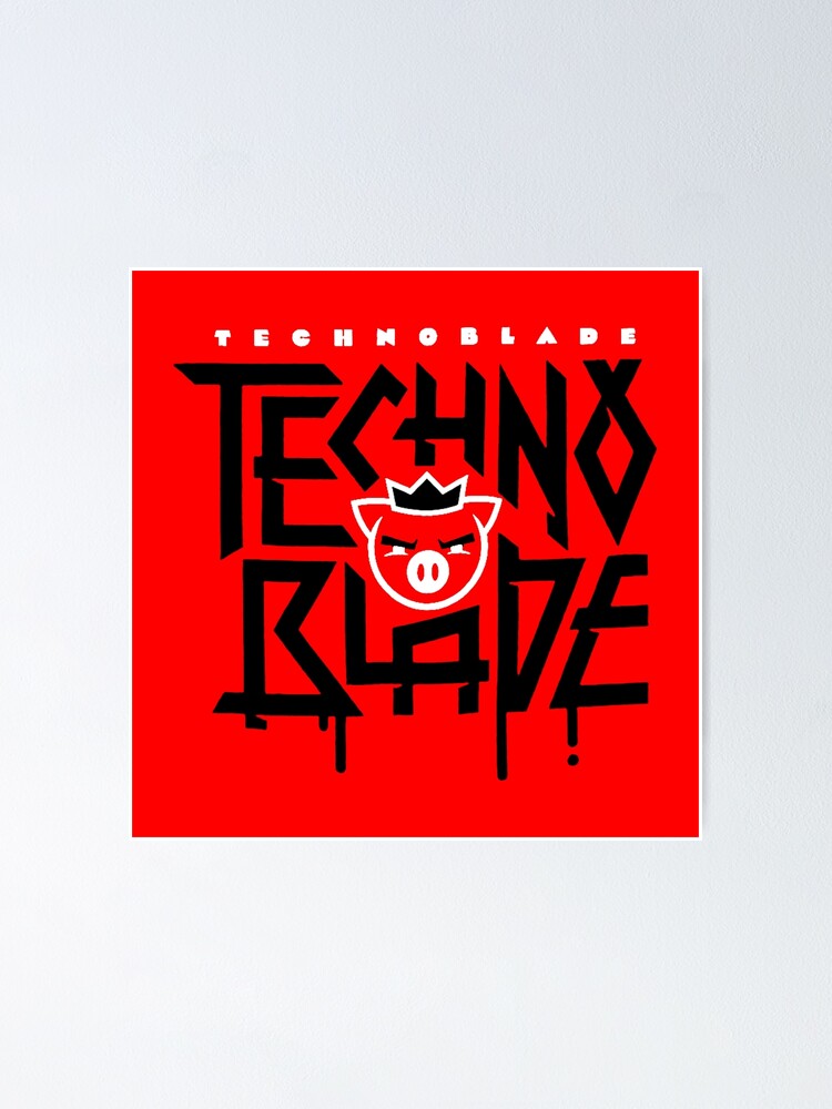 "TechnoBlade Logo" Poster for Sale by Panda ㅤ | Redbubble