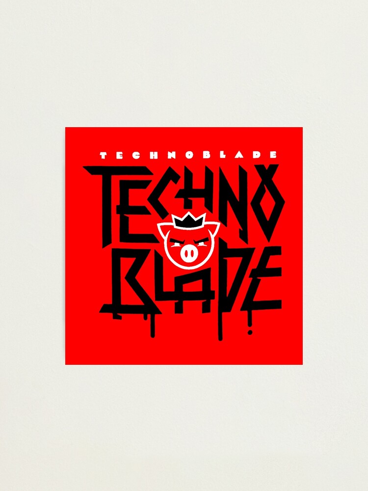 "TechnoBlade Logo" Photographic Print for Sale by UnluckyPanda | Redbubble