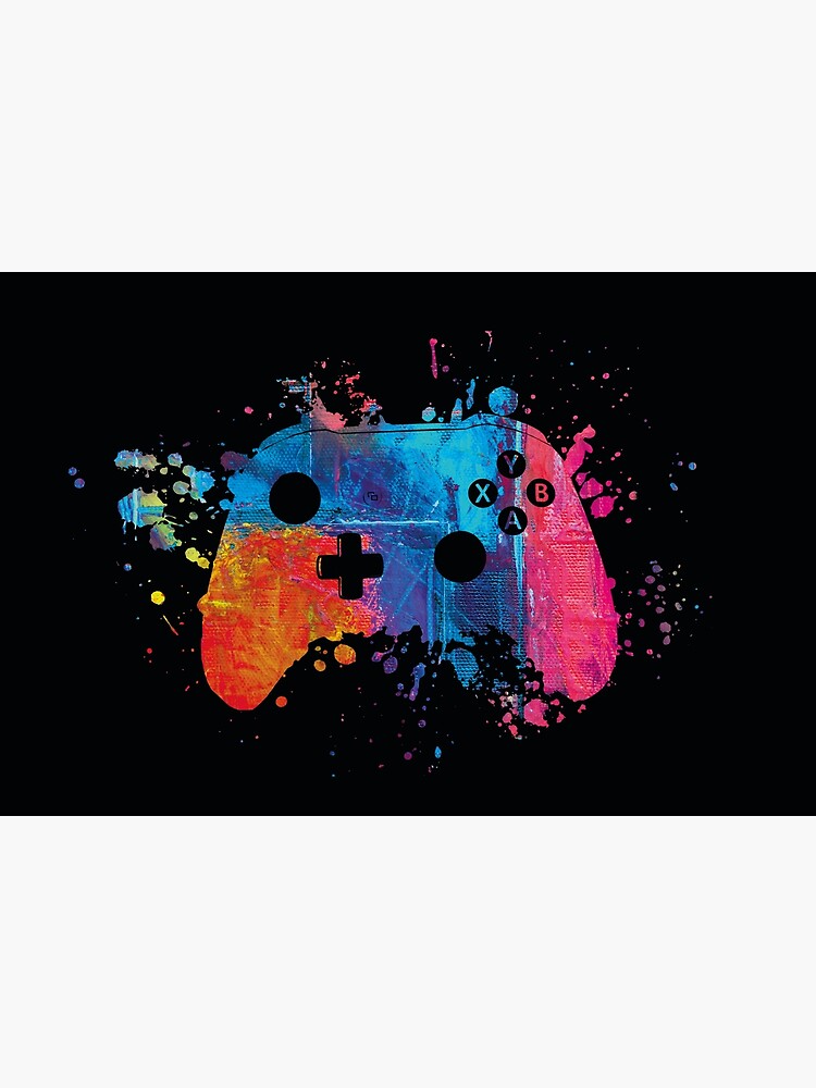 Colourful Xbox Controller Poster Premium Matte Vertical Poster sold by ...