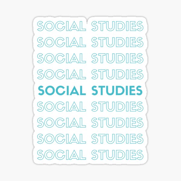 "Social Studies" Sticker by teachernet-work | Redbubble