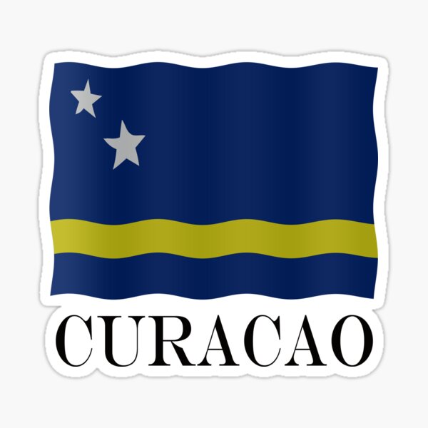 "Curacao flag" Sticker for Sale by stuwdamdorp | Redbubble
