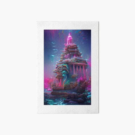 "Mermaid Temple" Art Board Print by tangoboi711 | Redbubble