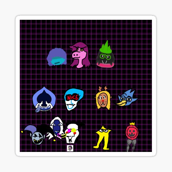 "The Fun Gang" Sticker for Sale by Lemongrab-Fan | Redbubble