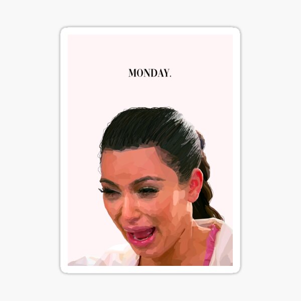 "Kim kardashian " Sticker by Naomidraws | Redbubble