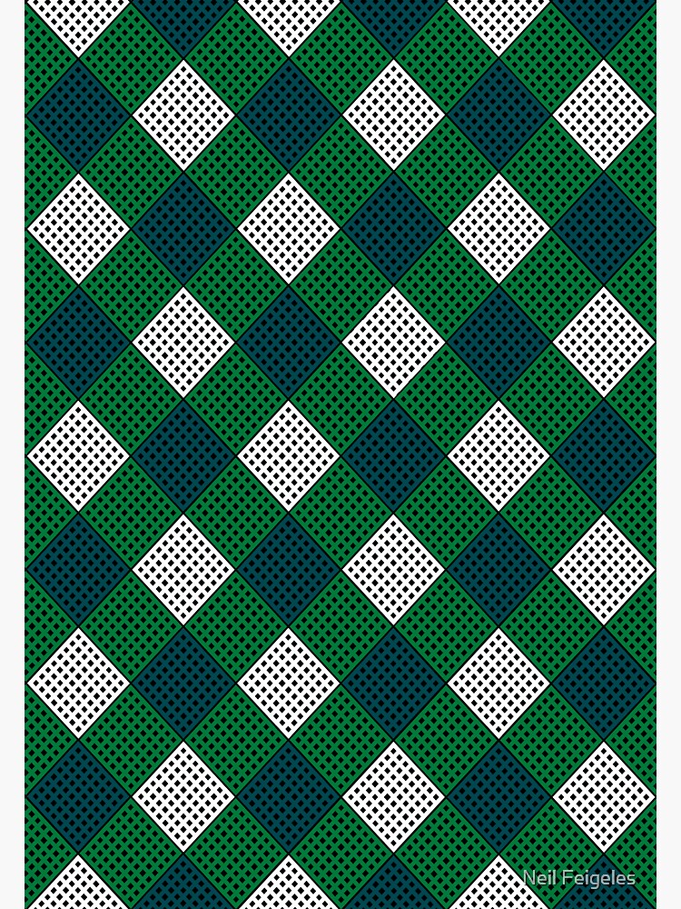 "Angled Checkerboard Quilt Pattern no. 18" Sticker by NeilFeigeles ...