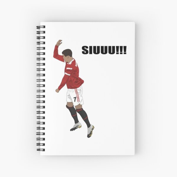Cuaderno de espiral «cristiano ronaldo siuuu» de adnane2002 | Redbubble
