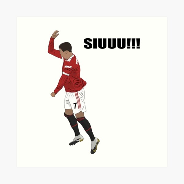 "cristiano ronaldo siuuu" Art Print for Sale by adnane2002 | Redbubble