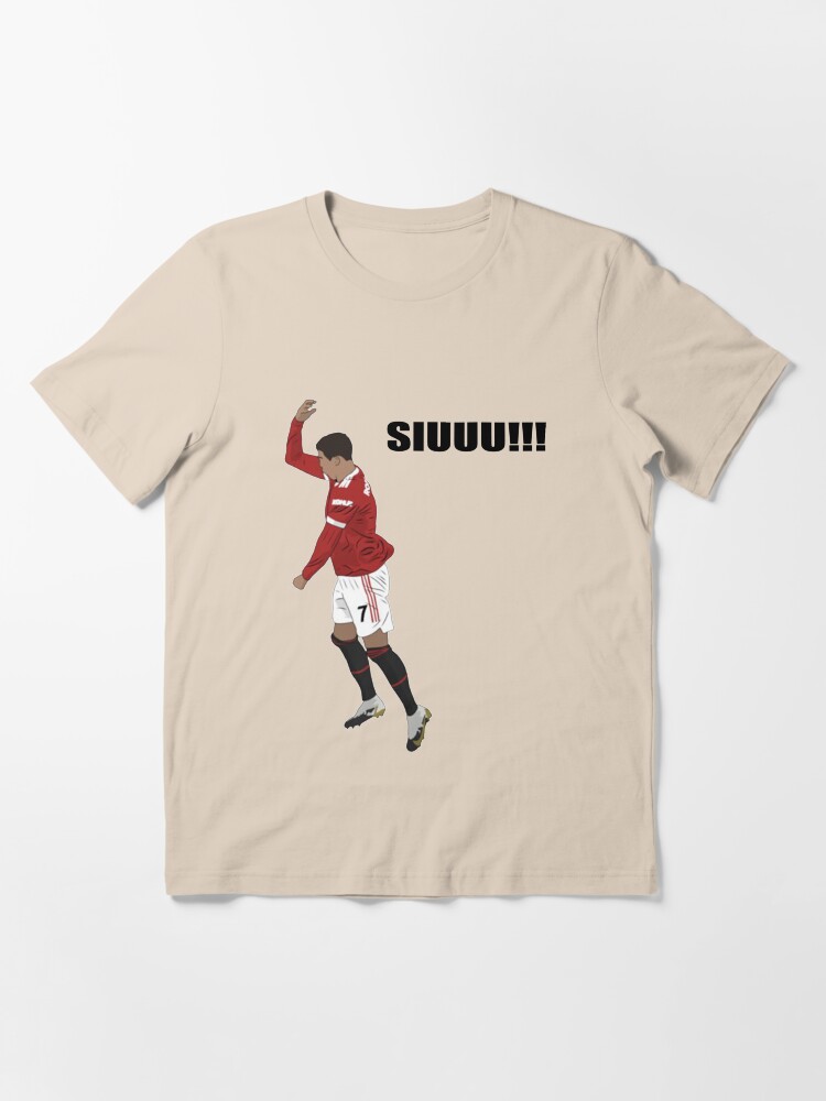 "cristiano ronaldo siuuu" T-shirt for Sale by adnane2002 | Redbubble ...