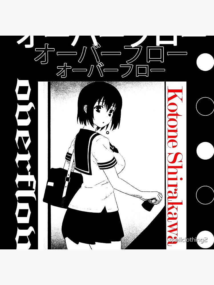 "overflow anime, Kotone Shirakawa logo, overflow anime characters, art ...