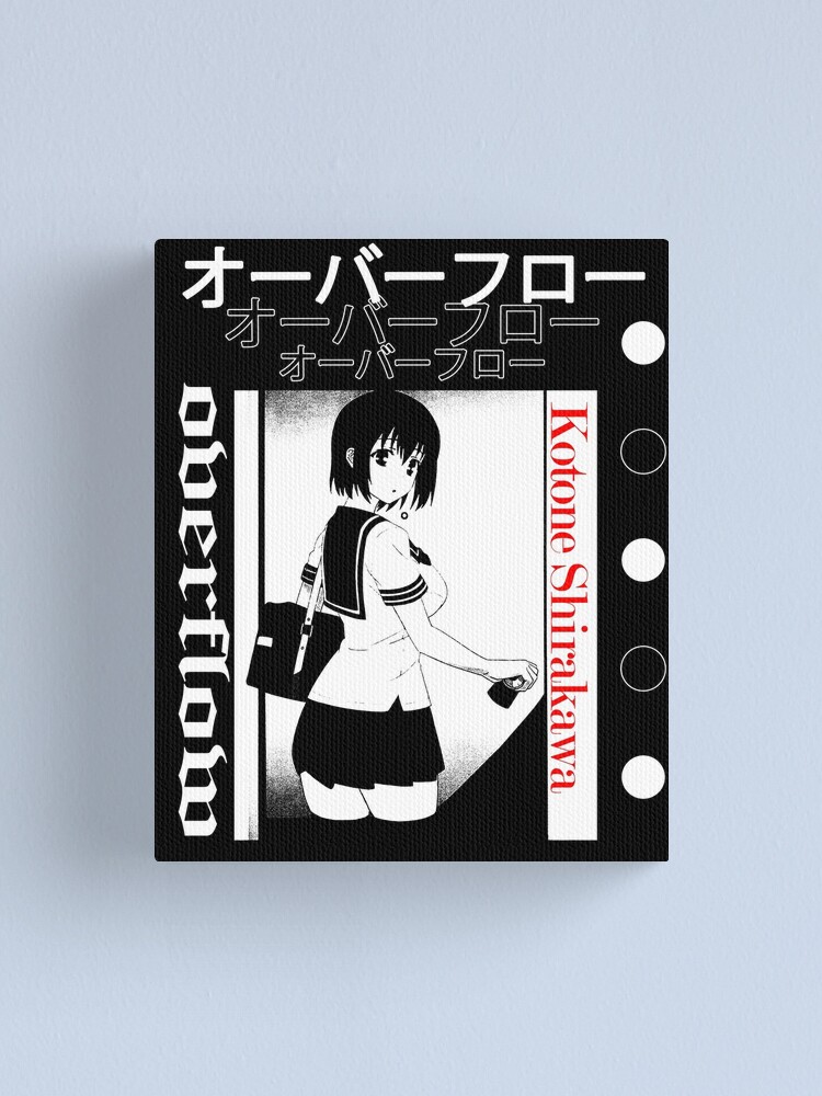 "overflow anime, Kotone Shirakawa logo, overflow anime characters, art ...