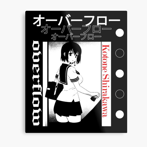 "overflow anime, Kotone Shirakawa logo, overflow anime characters, art ...