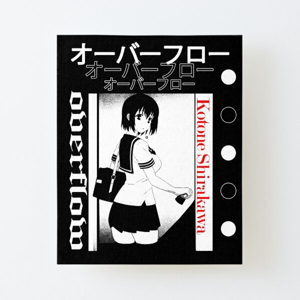 "overflow anime, Kotone Shirakawa logo, overflow anime characters, art ...