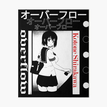 "overflow anime, Kotone Shirakawa logo, overflow anime characters, art ...