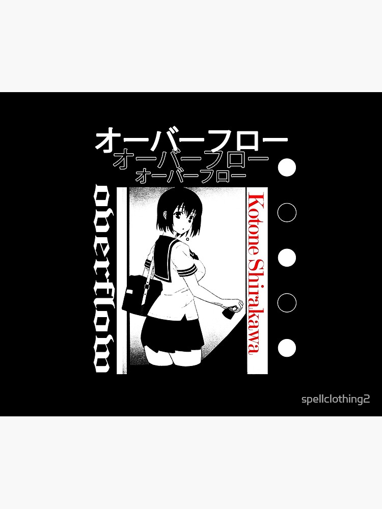 "overflow anime, Kotone Shirakawa logo, overflow anime characters, art ...