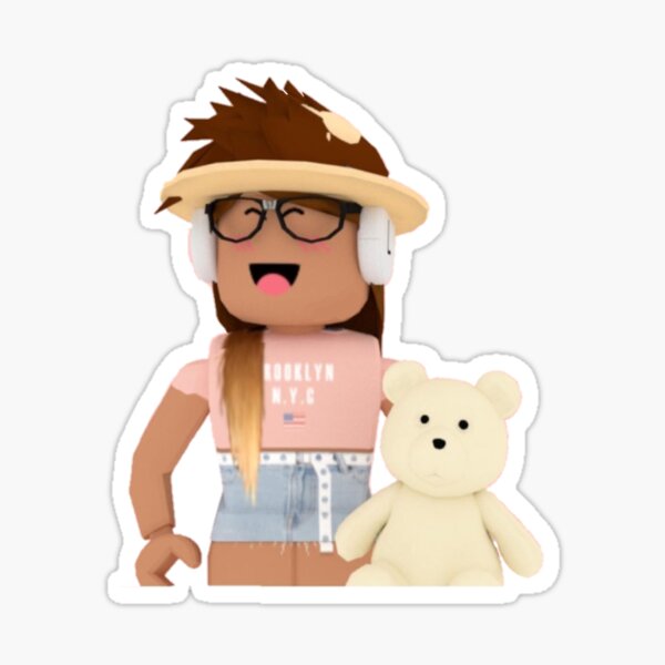 "aesthetic roblox girl essential" Sticker for Sale by Oliverworld ...