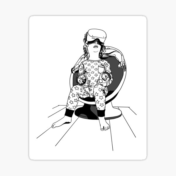 "Welcome to the 21st Century" Sticker for Sale by Non-Linear | Redbubble