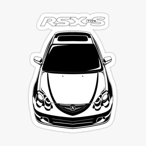 "Acura RSX Type S 2002-2006" Sticker by YvonneKeeney | Redbubble