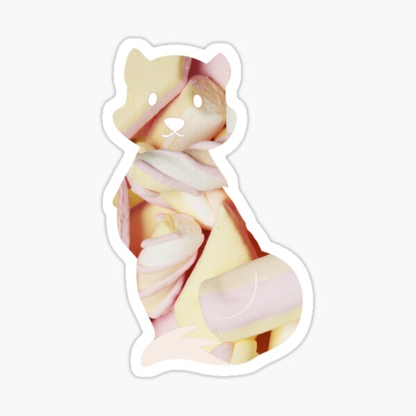 "Marshmallow Fox! Kanji fox!" Sticker for Sale by LukjanovArt | Redbubble
