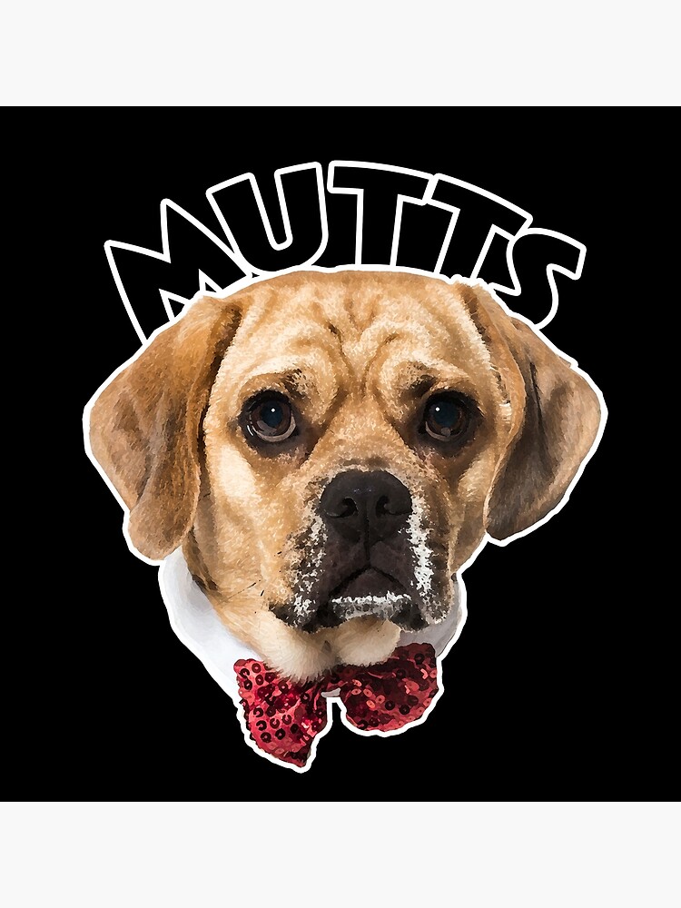 "We Love Mutts - Half Breed Dogs are My Best Friends - Bull Dog Pug ...