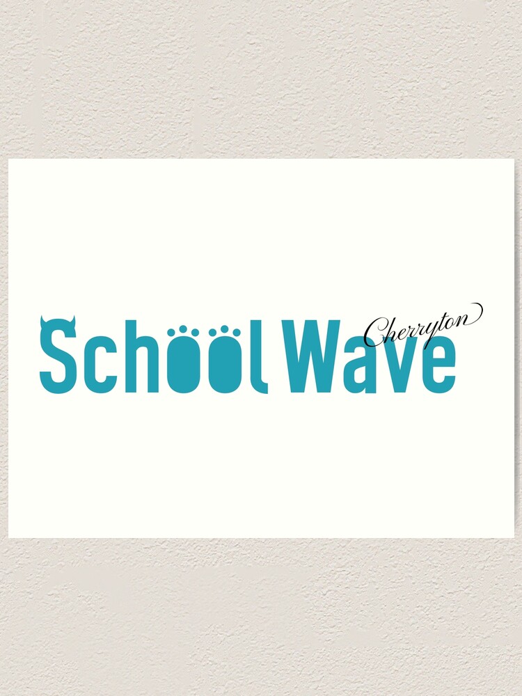 "School Wave Cherryton Newspaper logo Beastars / チェリートン学園" Art Print ...