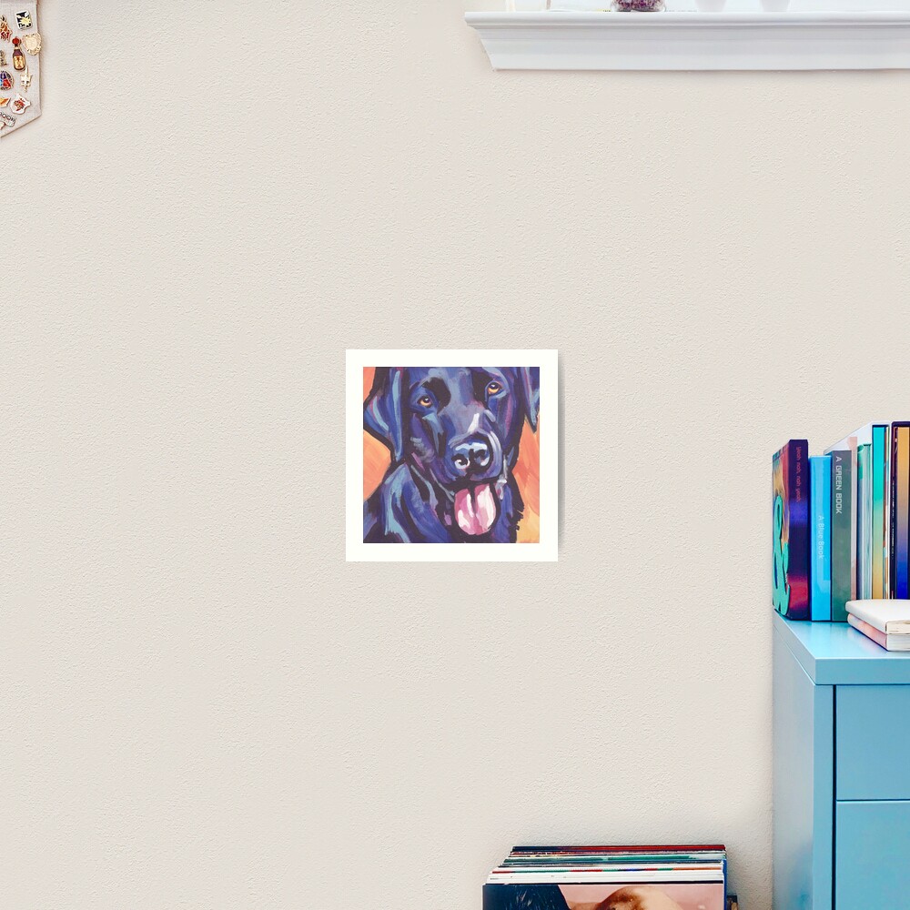 "Labrador Retriever Dog Bright colorful pop dog art" Art Print for Sale ...