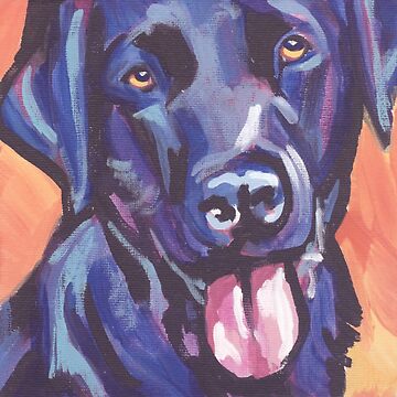 "Labrador Retriever Dog Bright colorful pop dog art" Poster for Sale by ...