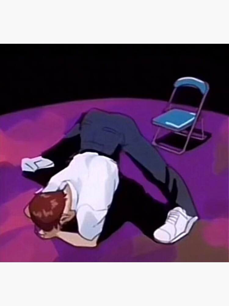 "Someone Help Shinji" Poster for Sale by dairyfreegoblin | Redbubble
