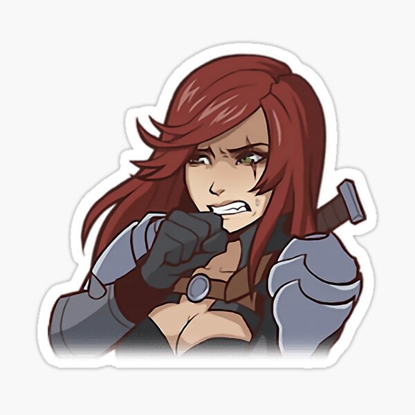 "Katarina chibi" Sticker for Sale by CCMKOXP | Redbubble