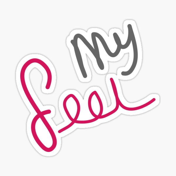 "My Feel" Sticker for Sale by jinoart | Redbubble