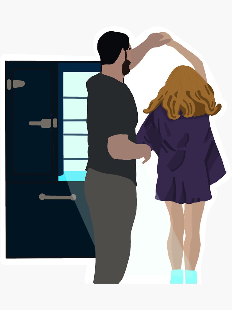 "dancing in the refrigerator light" Sticker for Sale by goldendaylight ...