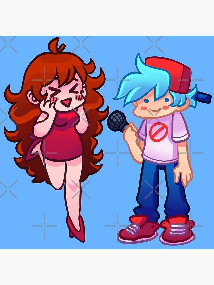 "Boyfriend and Girlfriend Friday Night Funkin" Poster for Sale by Eager ...