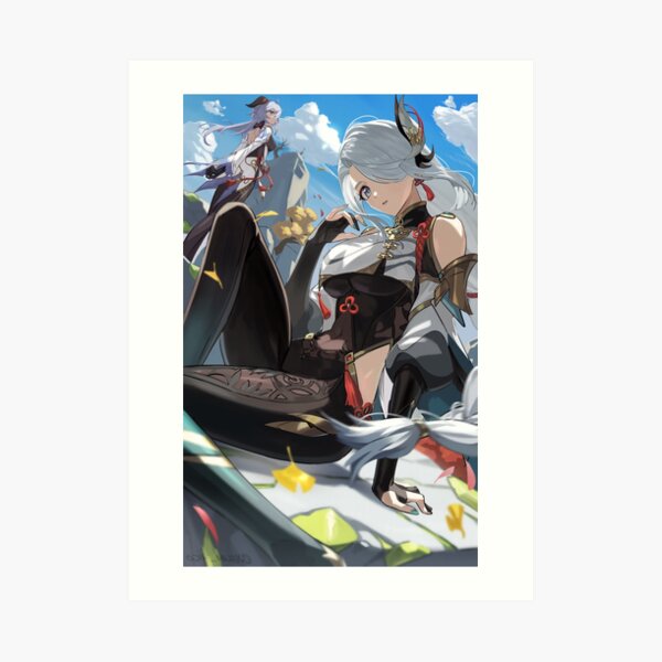 "Shenhe Genshin Impact Cute" Art Print for Sale by BataviaAnime | Redbubble