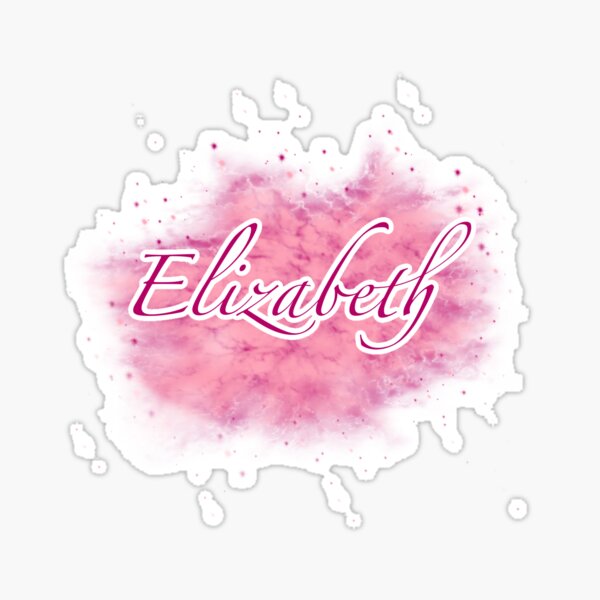 "Elizabeth" Sticker by JWQuinne | Redbubble