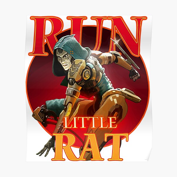 "Apex Legends | Holosprays | Ash | Run Little Rat" Poster by ...