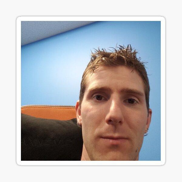 "Linus Tech Tips Selfie Meme" Sticker for Sale by bgtkv | Redbubble