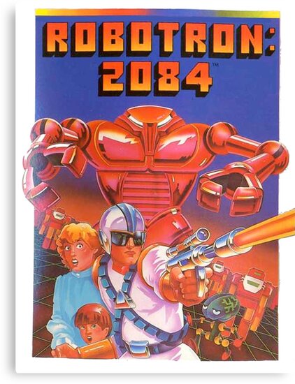 "Robotron" Canvas Print by garyspeer | Redbubble