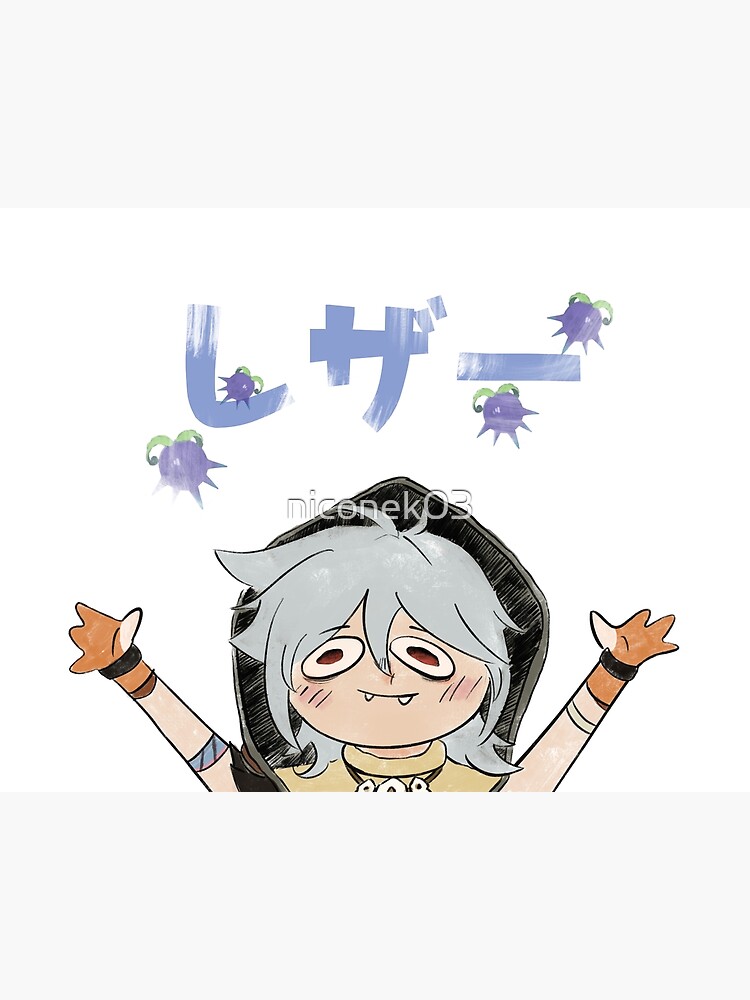 "Smol Razor Genshin Design" Poster by niconek03 | Redbubble