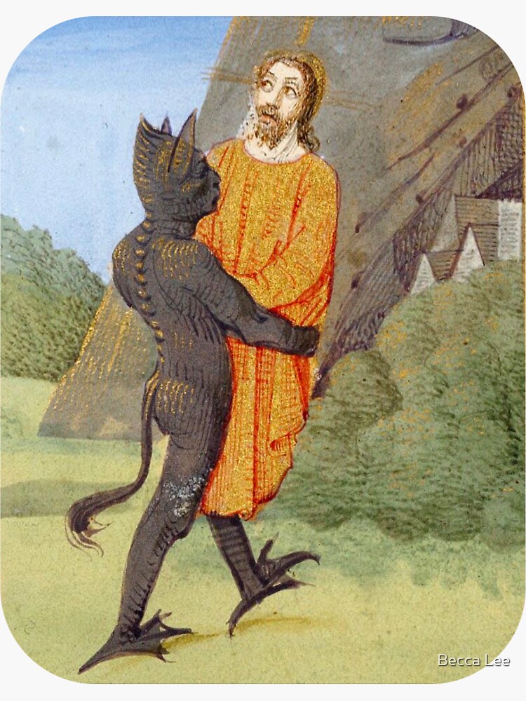 "Bye, Jesus!" Sticker for Sale by Becca Lee | Redbubble