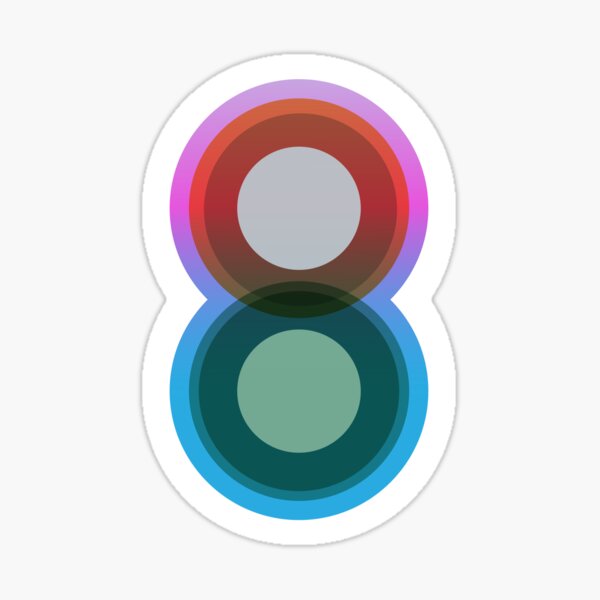 "Number 8" Sticker by jinoart | Redbubble