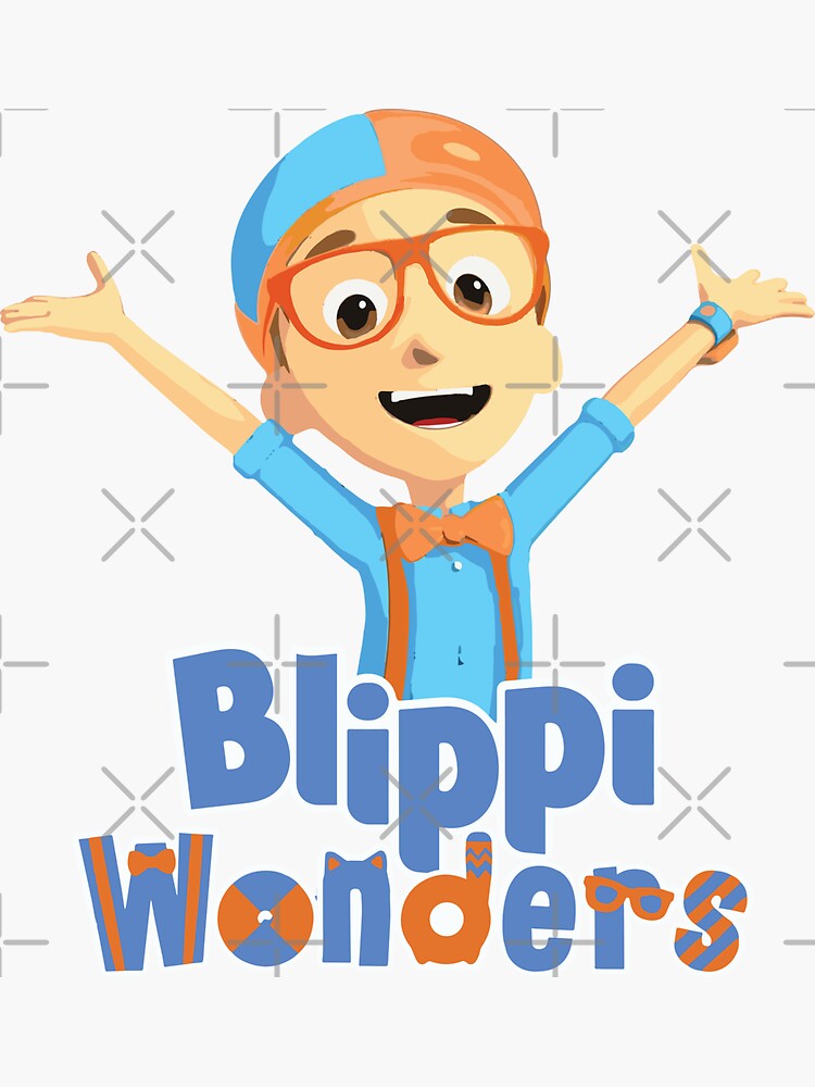 "Blippi Wonders - Lern- und Lehrvideos für Kinder Cartoon" Sticker von ...