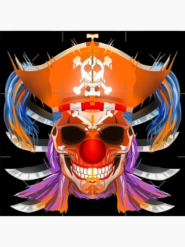 "One Piece Buggy" Poster for Sale by Creations7 | Redbubble