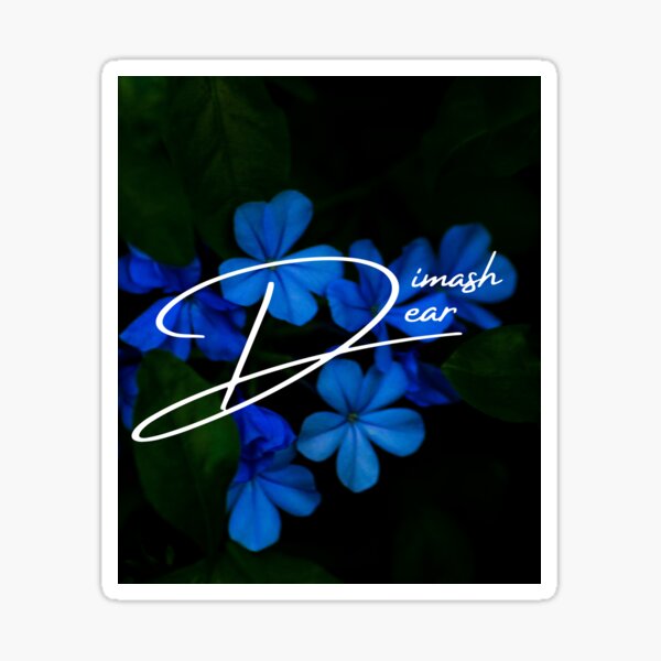 "DIMASH Qudaibergen Kudaibergen Dear Dears " Sticker for Sale by ...