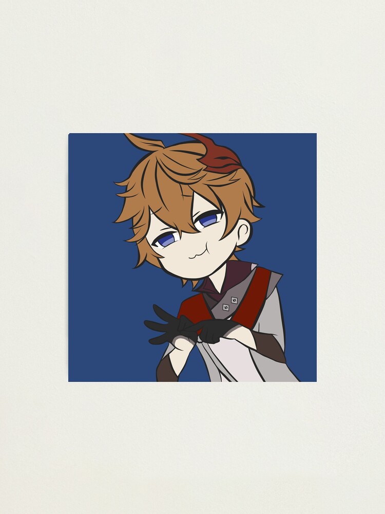 Lámina fotográfica «Genshin Impact Tartaglia / Childe Chibi Meme Fan Art» de thecommoncult ...