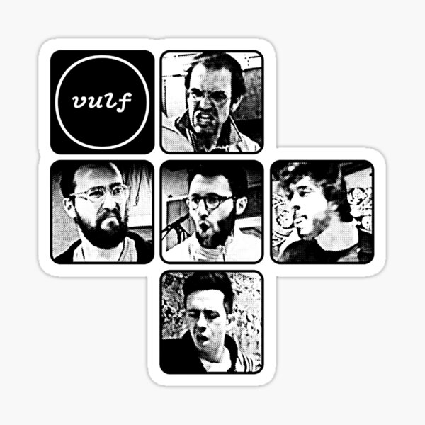 "Vulfpeck: Dean Town Funk-Face " Sticker for Sale by Platform641 ...