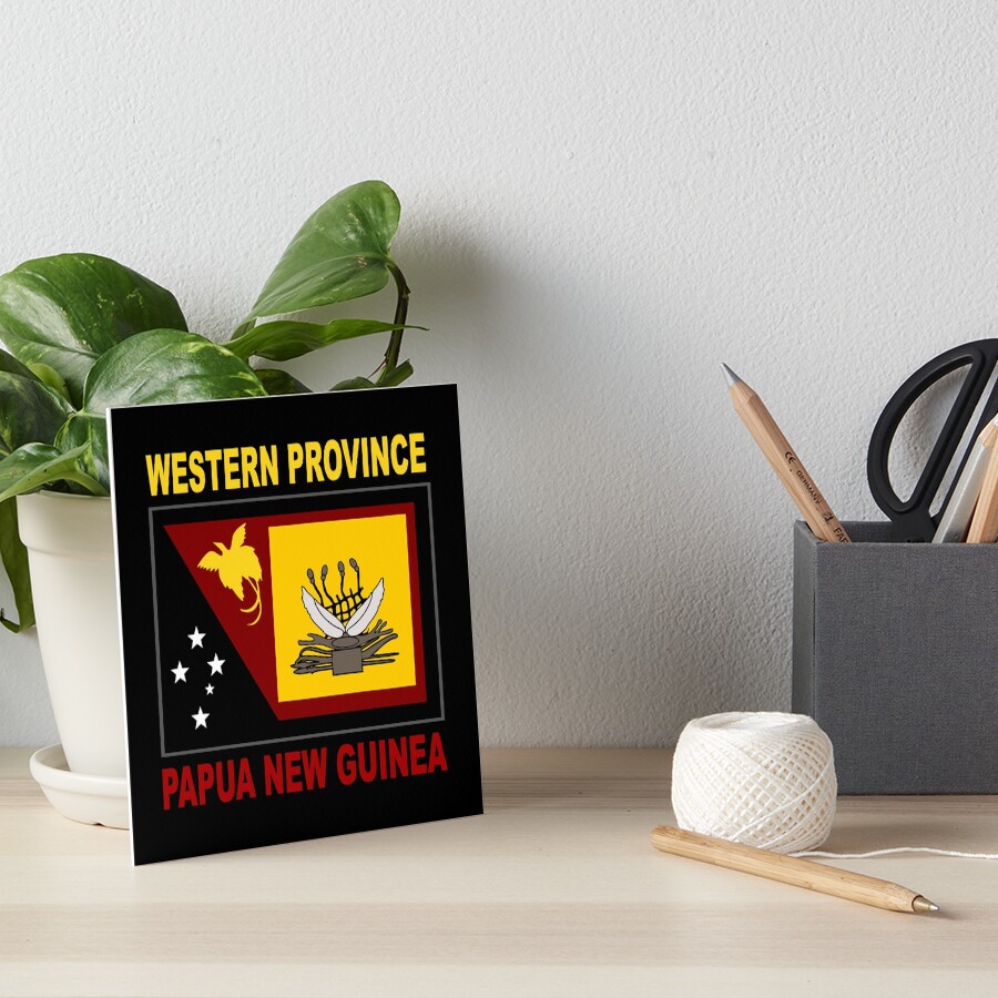 "Western Province Flag, Papua New Guinea" Poster for Sale by PNG ...