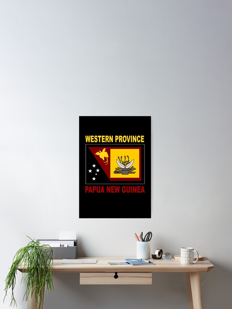 "Western Province Flag, Papua New Guinea" Poster for Sale by PNG ...