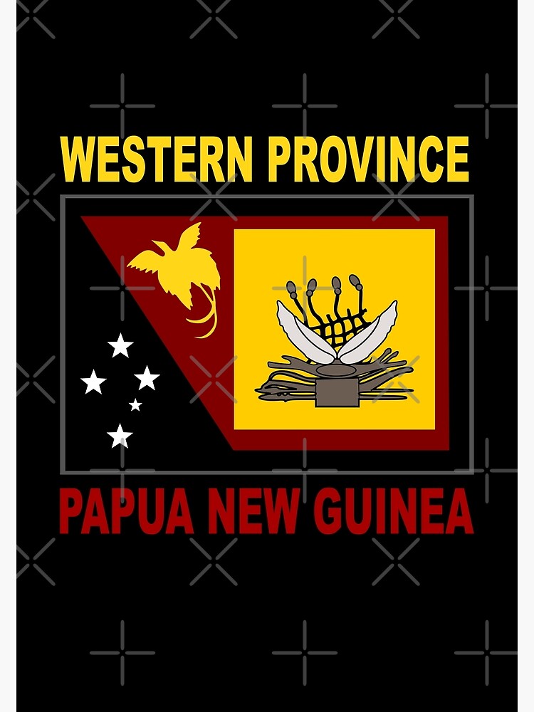 "Western Province Flag, Papua New Guinea" Poster for Sale by PNG ...