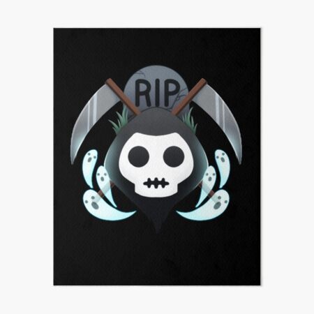 "Funny Gaming Noob - Reaper Emblem" Art Board Print for Sale by ...